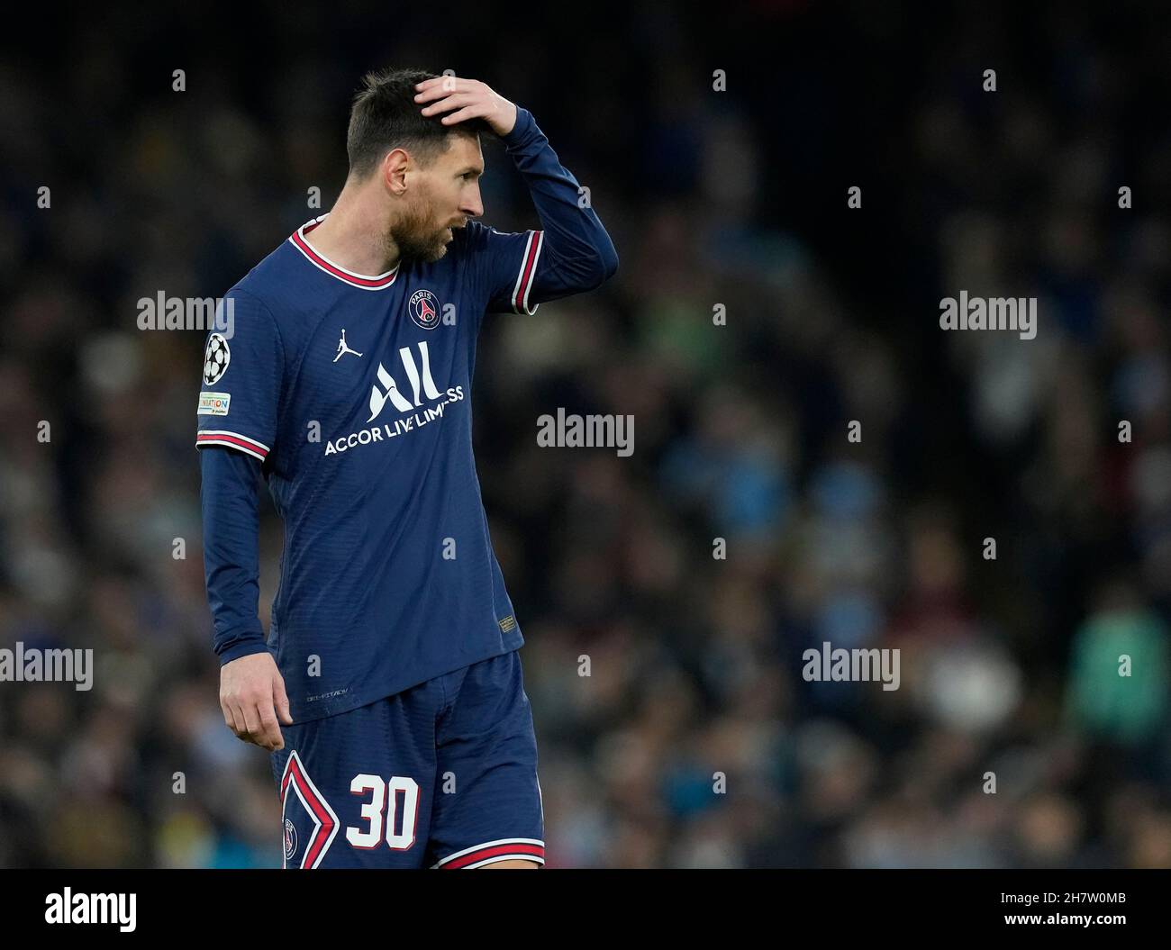 Manchester, England, 24th November 2021. Lionel Messi of Paris St ...