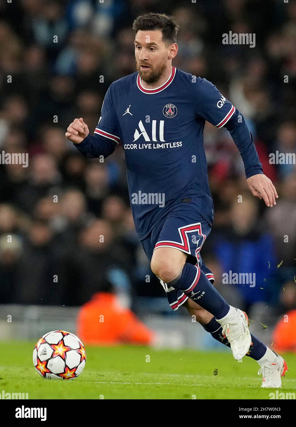 Manchester, England, 24th November 2021. Lionel Messi of Paris St ...