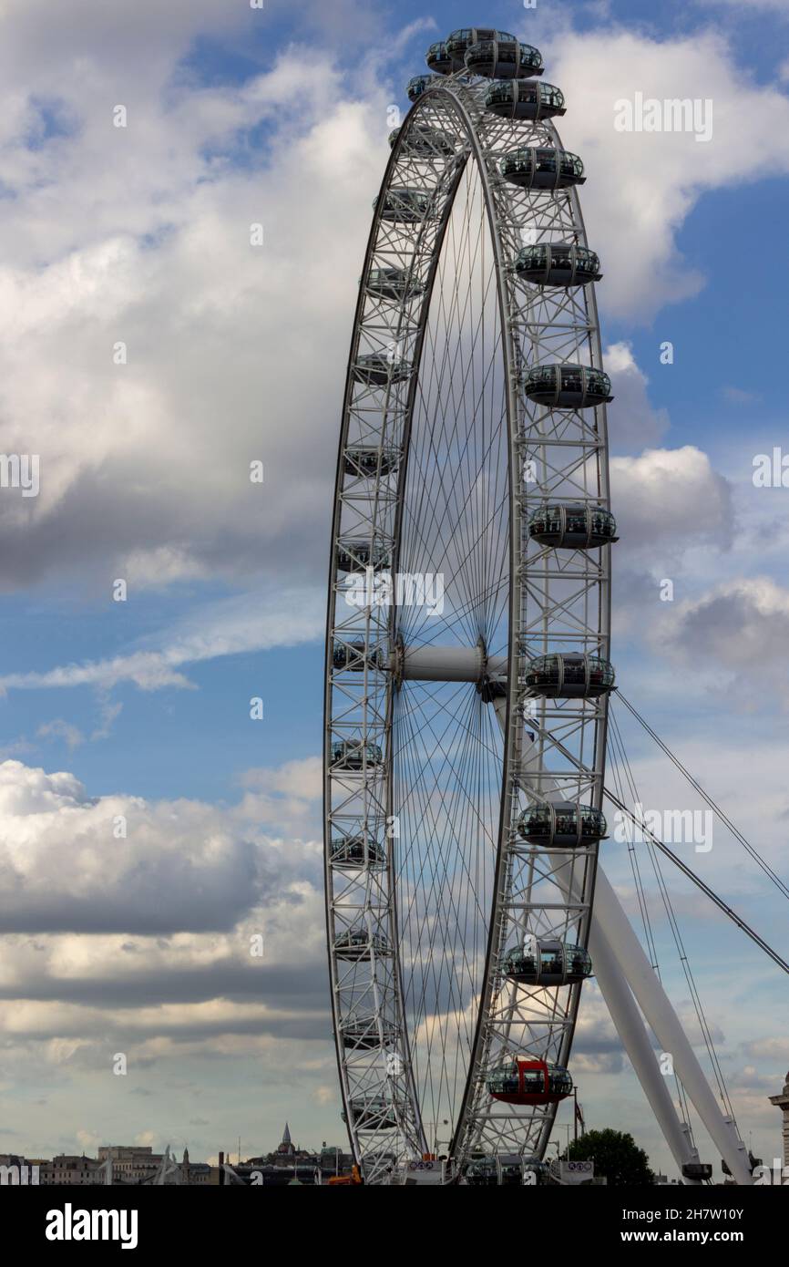 London, Italy. 07th June, 2014. London Eye, Millennium Wheel, London ...