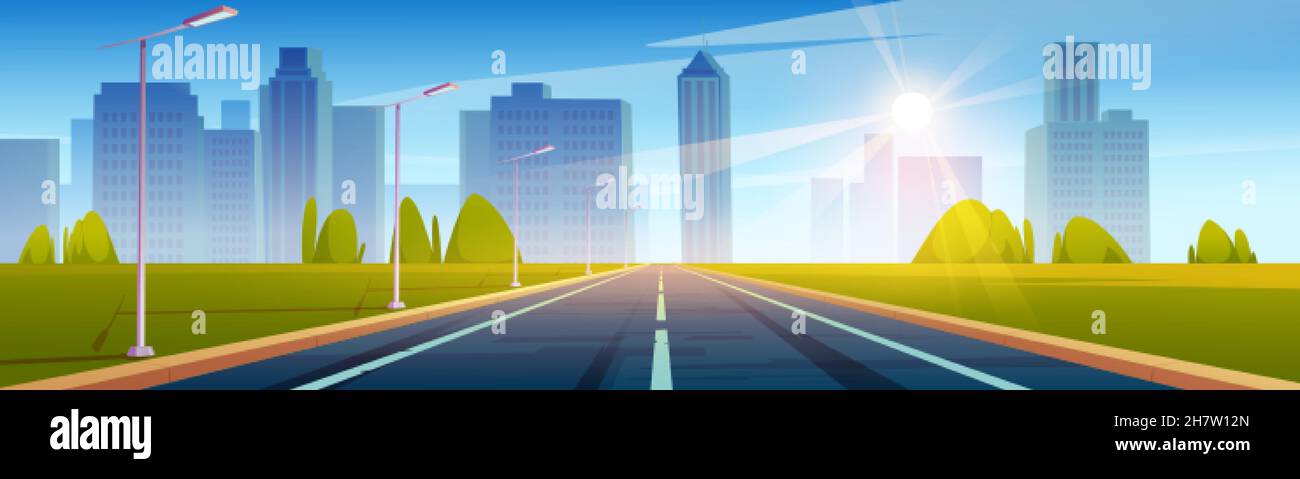 Two Lane Path Stock Vector Images - Alamy