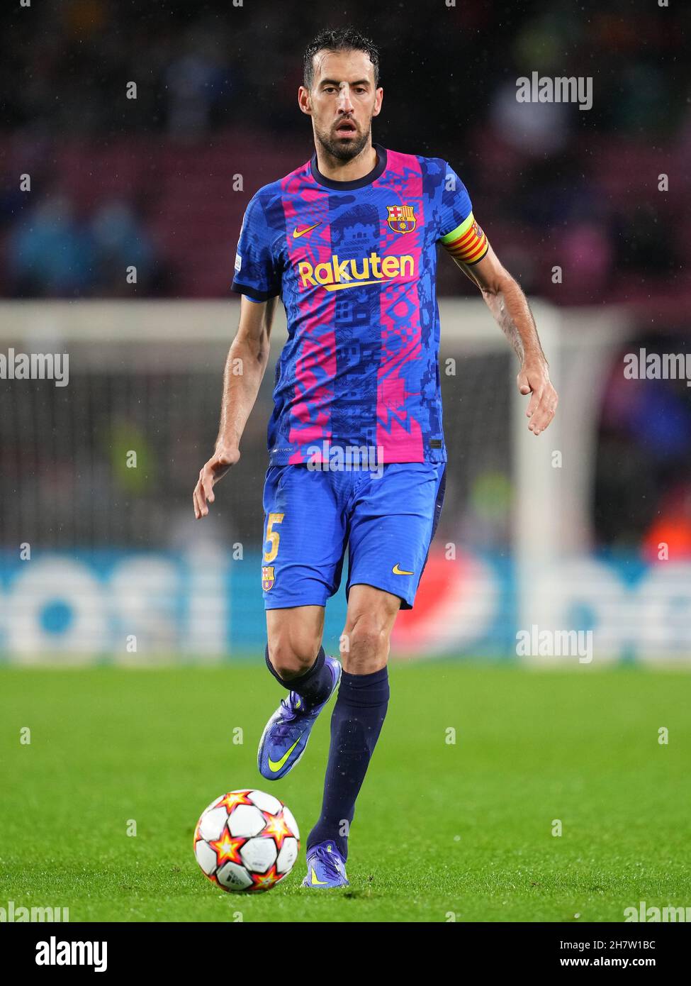 Sergio Busquets of FC Barcelona during the UEFA Champions League match ...