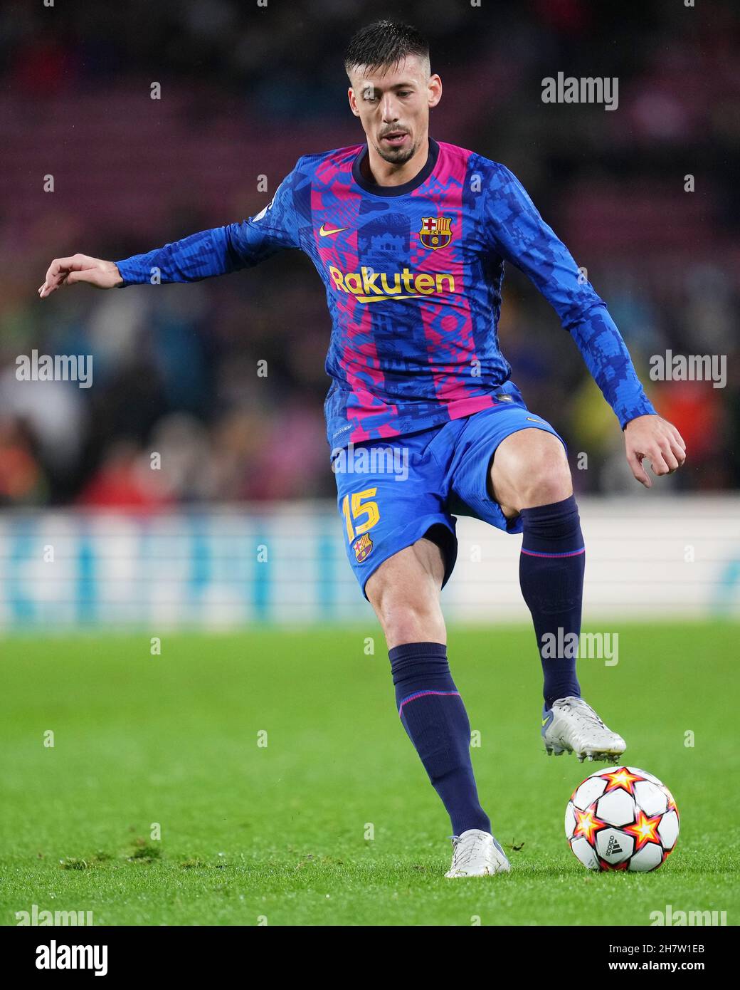 Clement Lenglet of FC Barcelona during the UEFA Champions League match ...