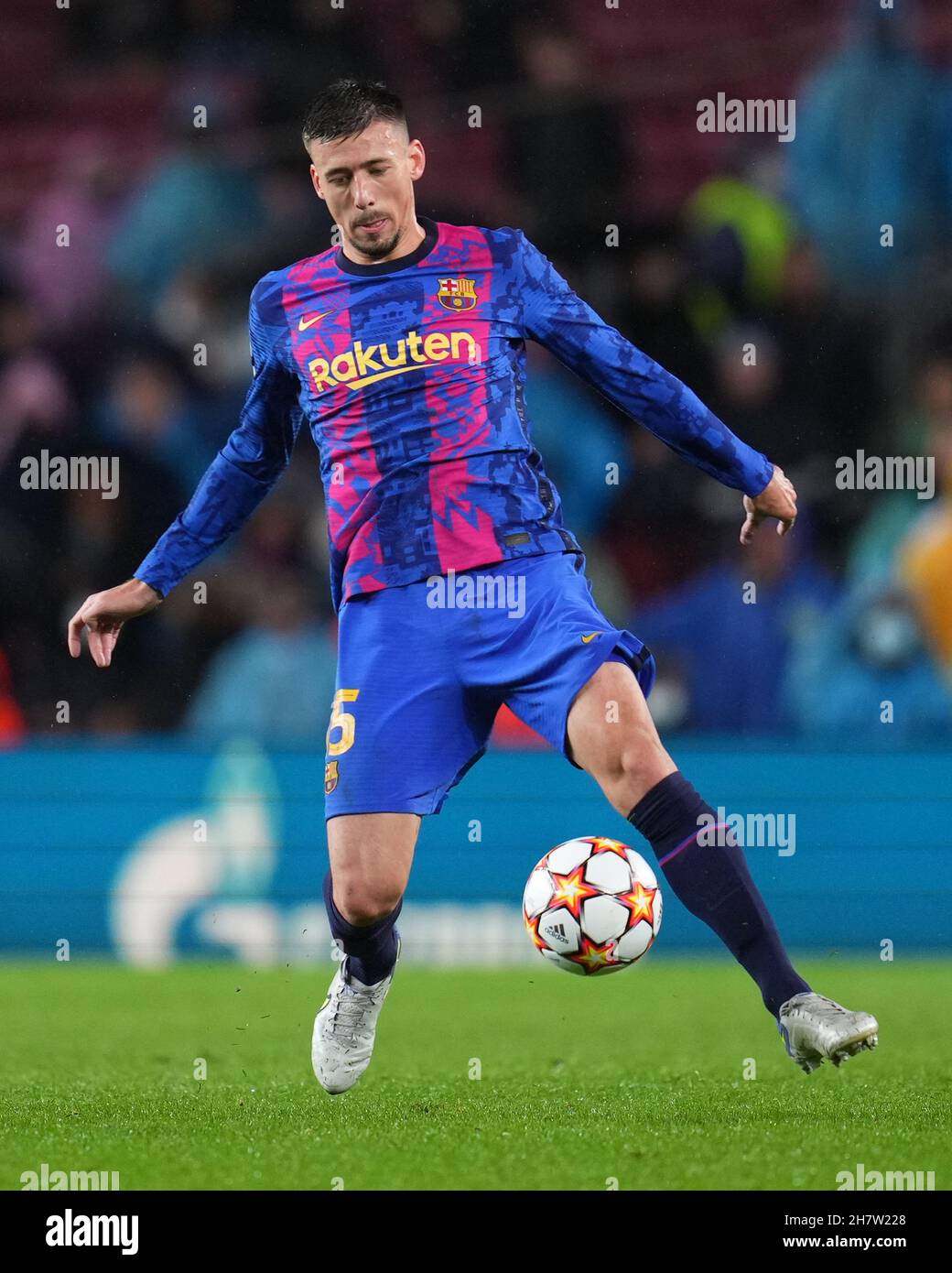 Clement Lenglet of FC Barcelona during the UEFA Champions League match ...