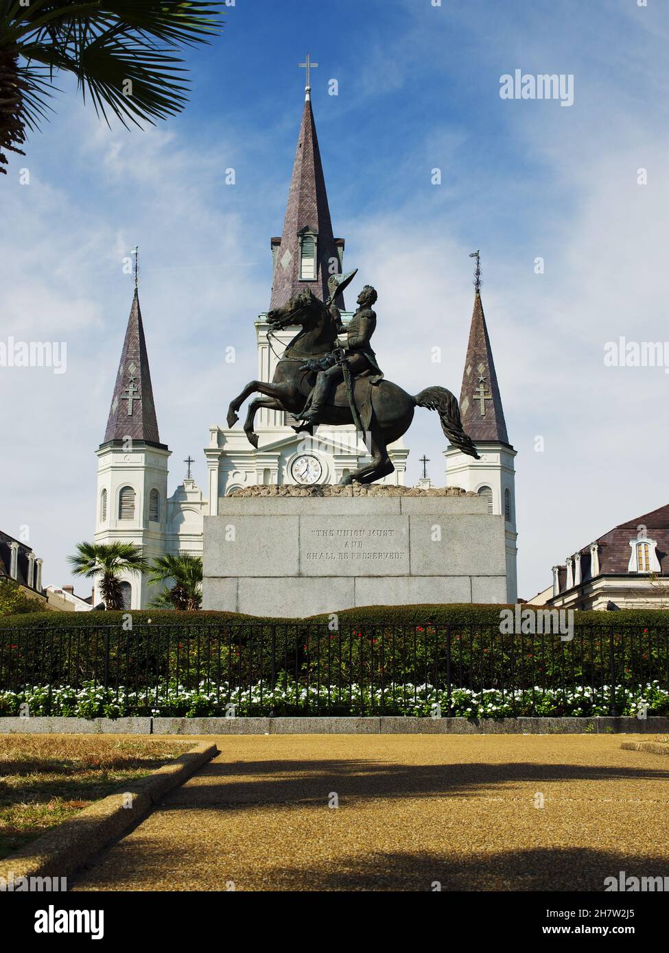 NEW ORLEANS, UNITED STATES - Nov 03, 2021: The Statue of Andrew Jackson ...