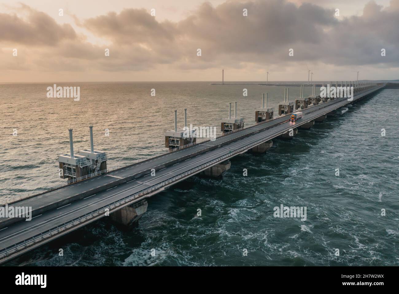 Eastern scheldt storm surge barrier hi-res stock photography and images ...