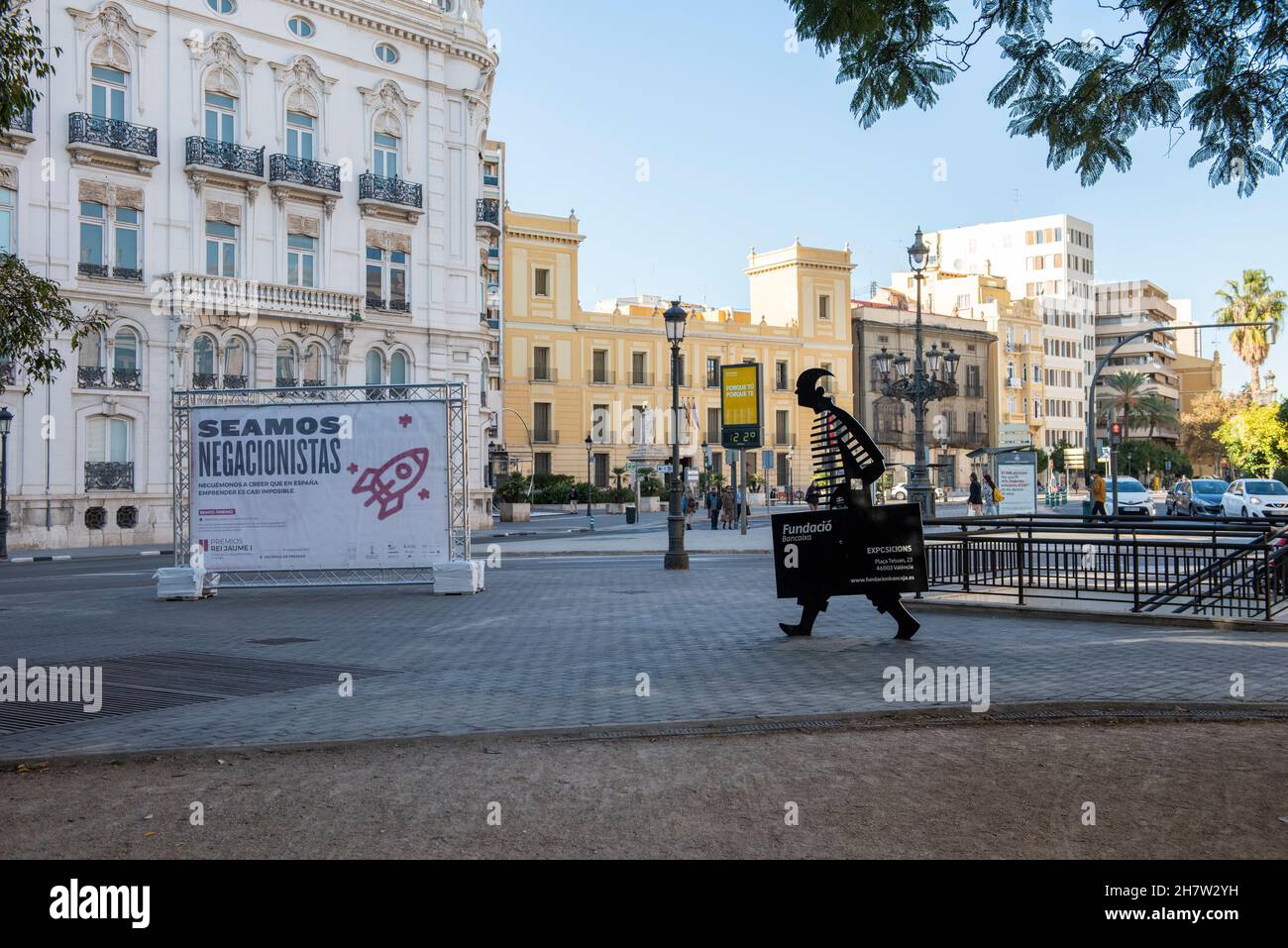 Tetuán Square in Valencia, Spain Stock Photo - Alamy