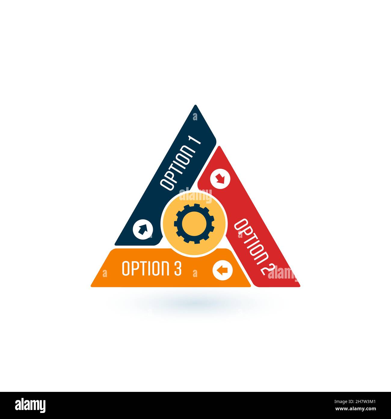 Infographics 3 options banner. Can be used for diagram, layout, options ...