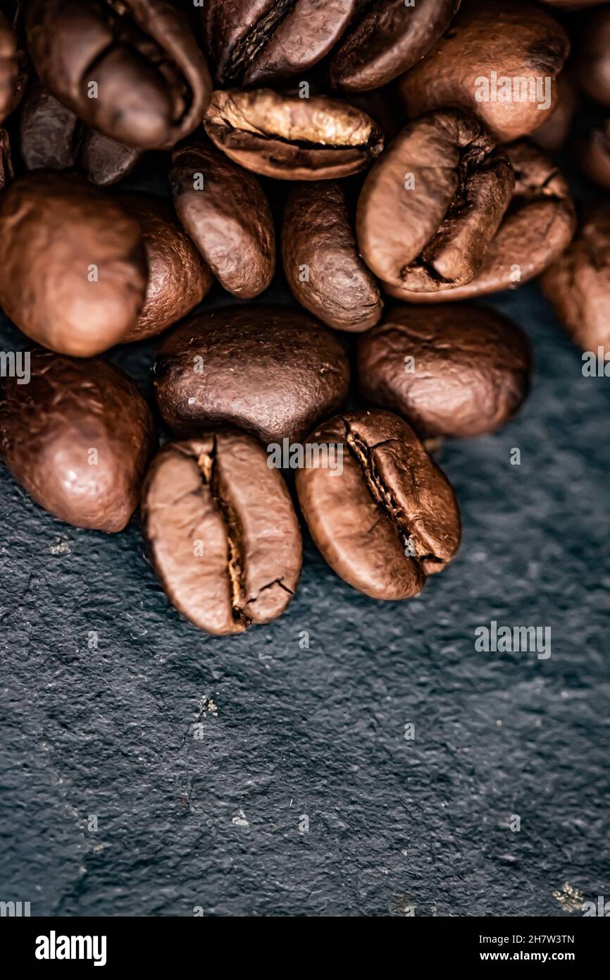 Coffee beans background, roasted signature bean with rich flavour, best ...