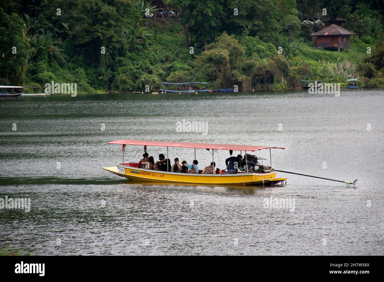 Guide local people sailing long tail boat bring thai and foreign ...