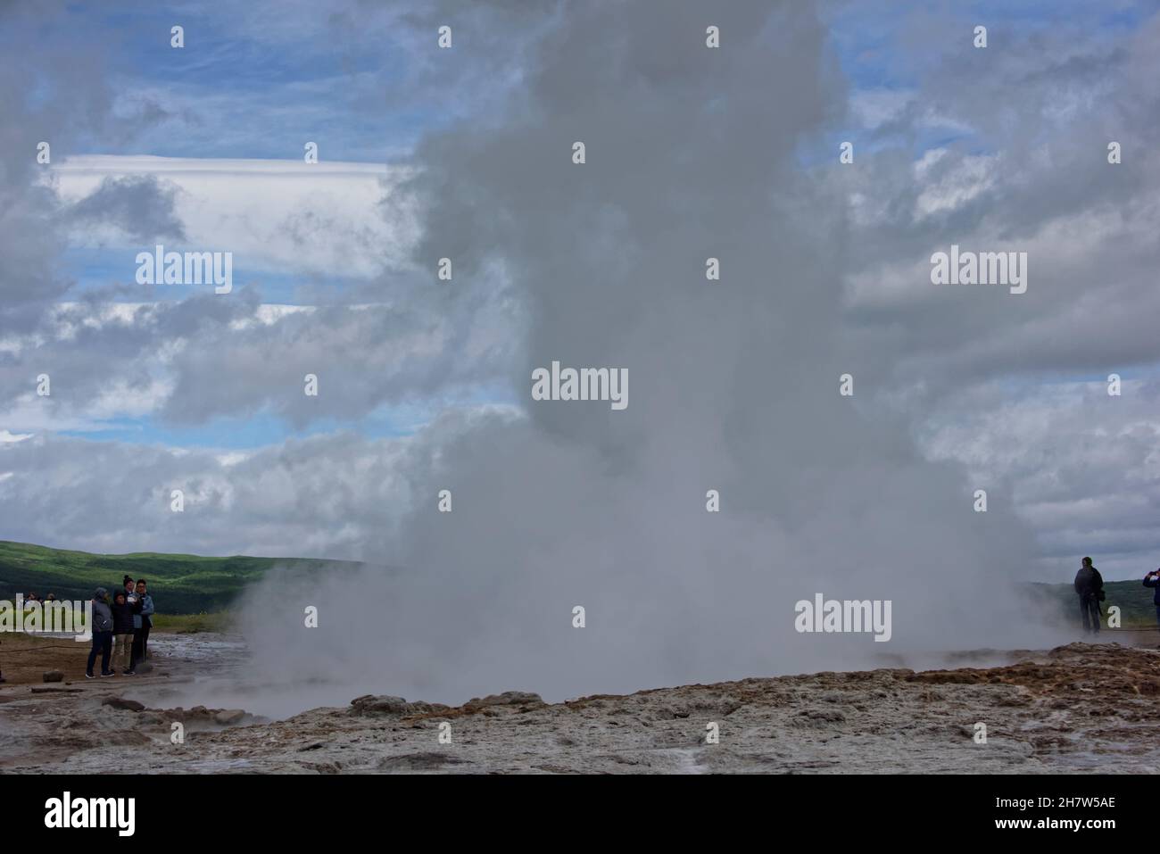Welcome to Geysir and the Surrounding area, Iceland Stock Photo - Alamy