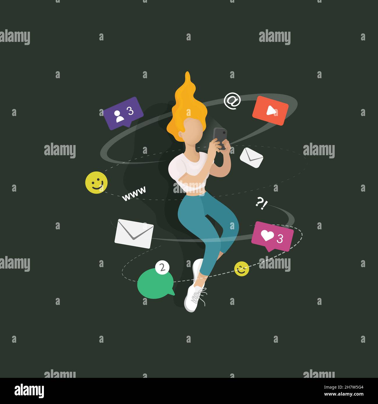 Mobile addiction-everyday tasks, mobile communication, social life ...