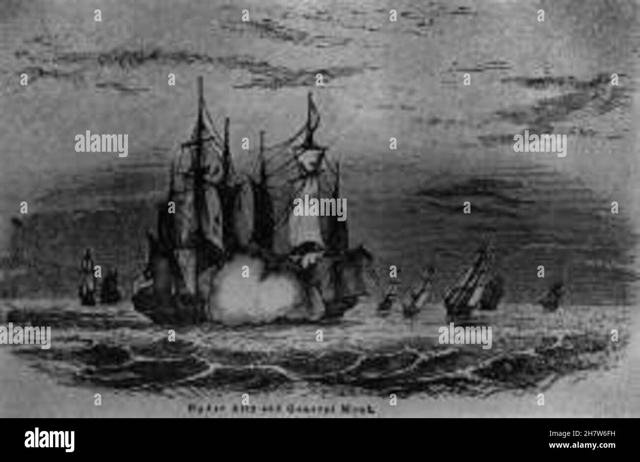 the British warship HMS General Monk Stock Photo - Alamy