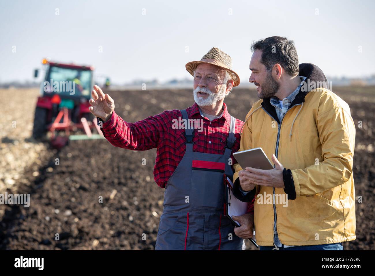 Two Farmers Talking High Resolution Stock Photography and Images - Alamy