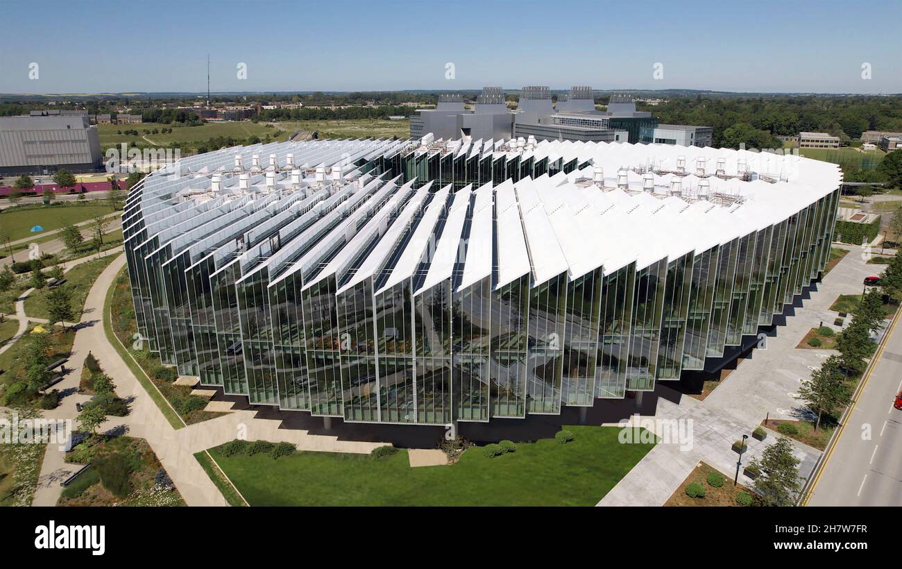 AstraZeneca R&D building in Cambridge in 2021. Photo: Astra Zeneca ...