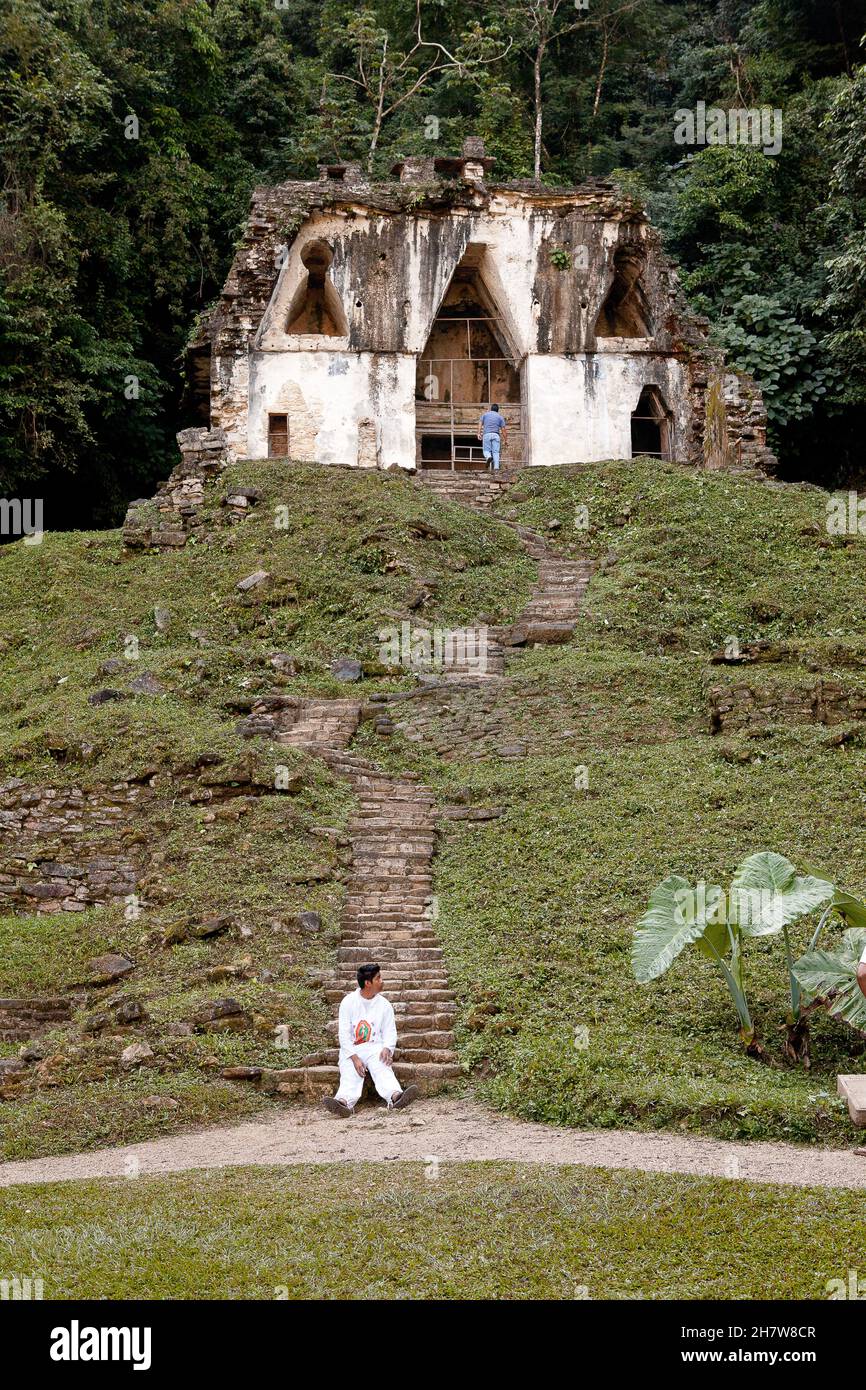 Temple of the Cross Complex of ancient pre-columbian buildings at the ...