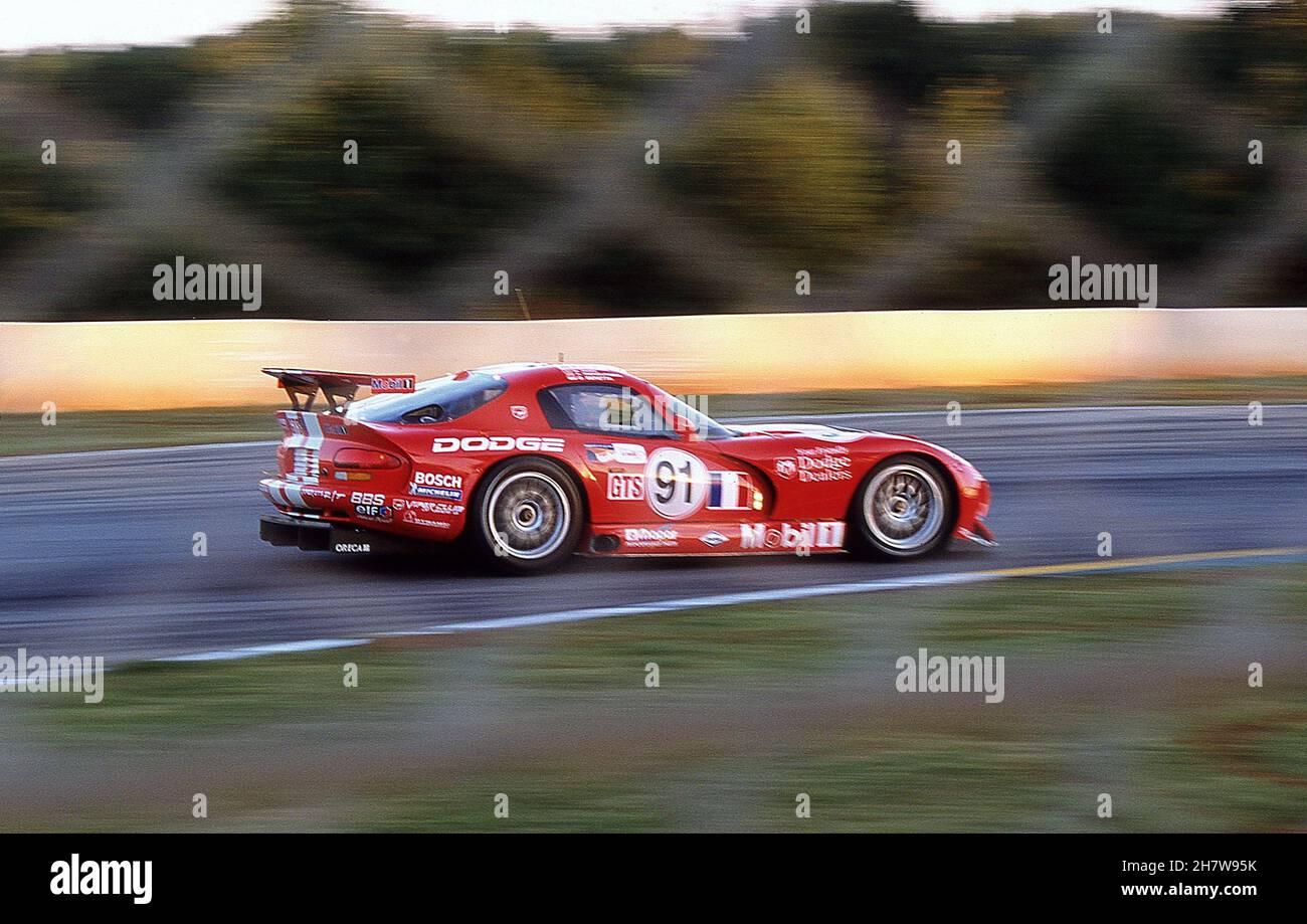 Dodge Viper GTS at the American Le Mans Series race at Road Atlanta ...