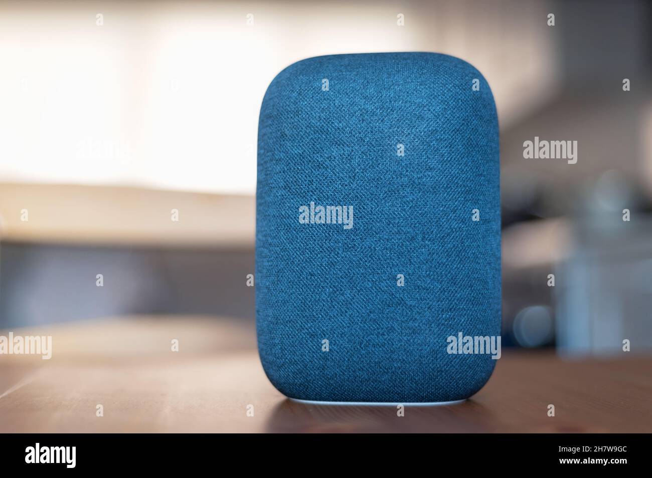 Voice controlled smart speaker Stock Photo - Alamy