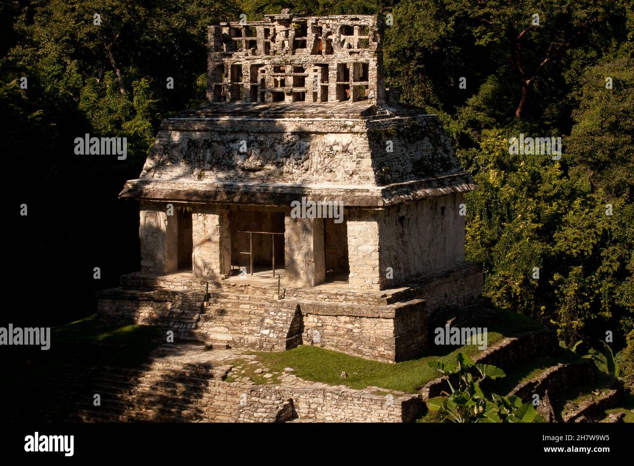 Temple of the Cross Complex of ancient pre-columbian buildings at the ...