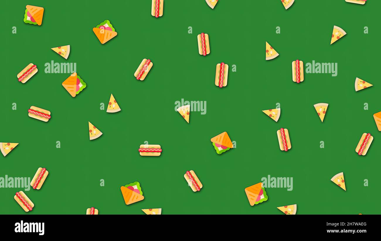 Repeating Food Background