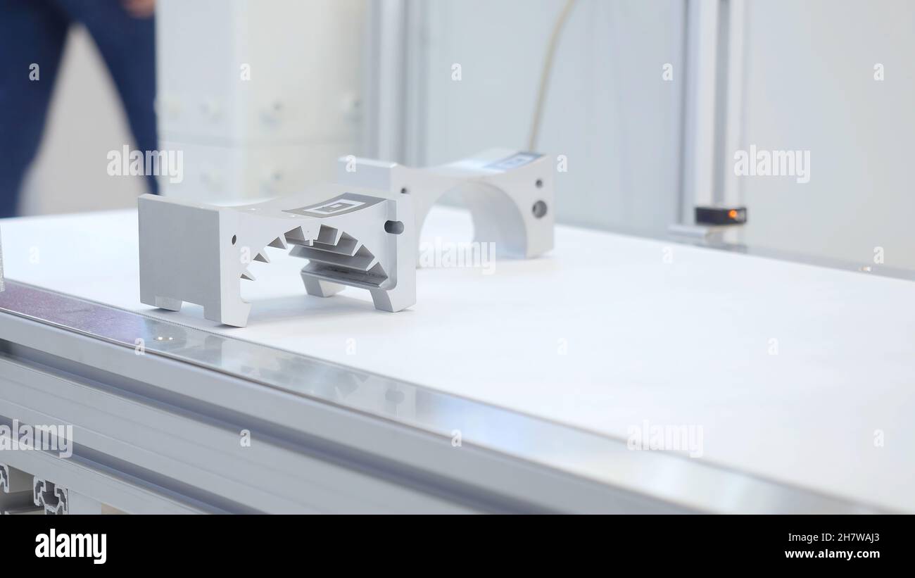 Manufacturing parts for engine. Media. Details production line. High ...
