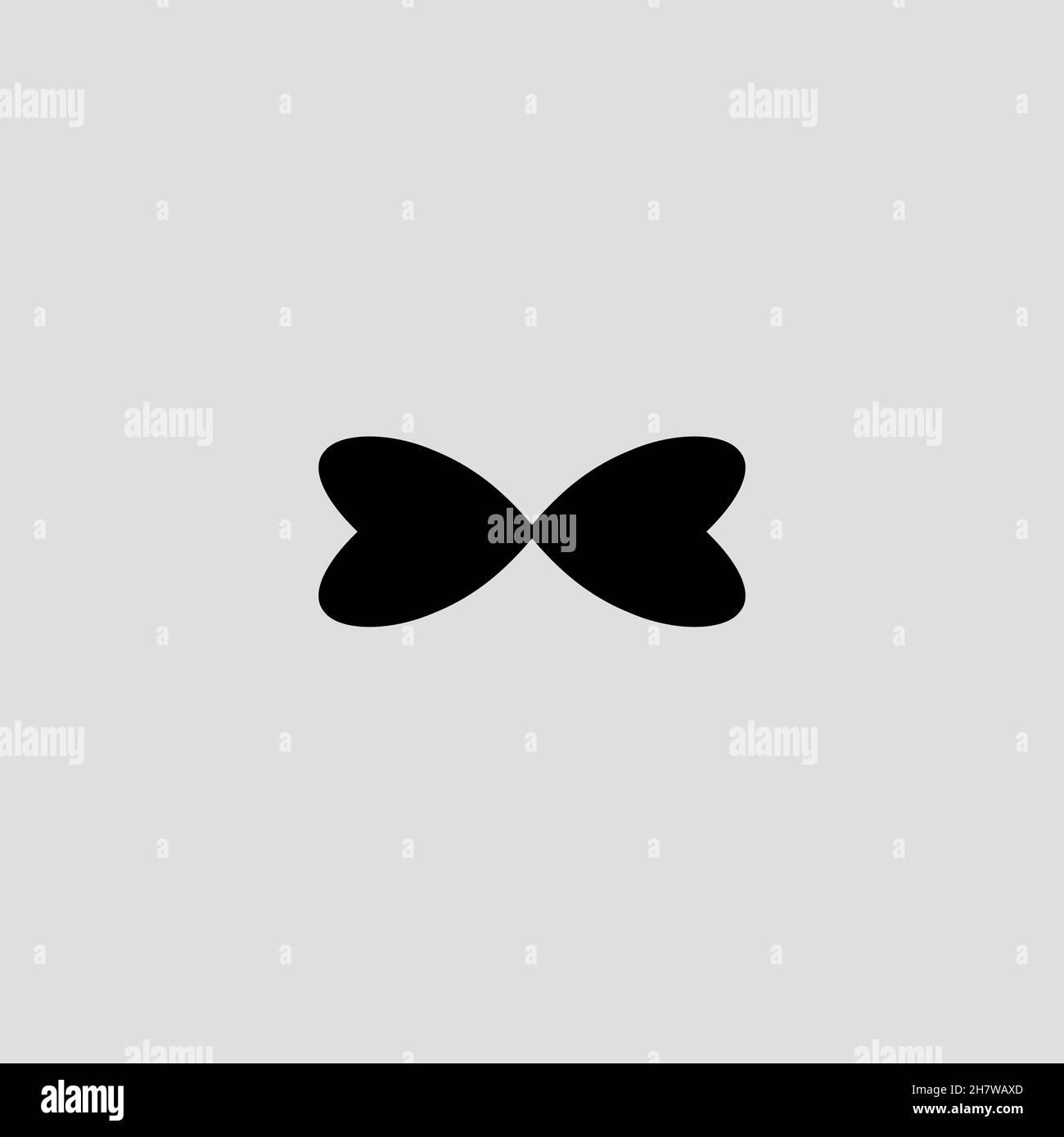 Bow tie line icon. Simple style man fashion poster background symbol ...