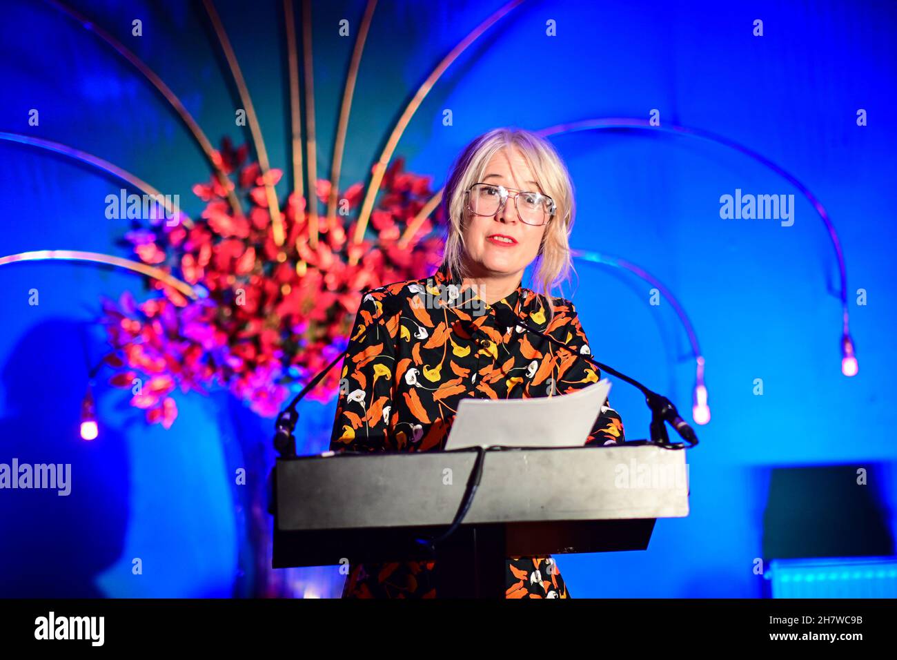 25th November 2021, London, UK. Speaker Justine Simons OBE is a deputy ...
