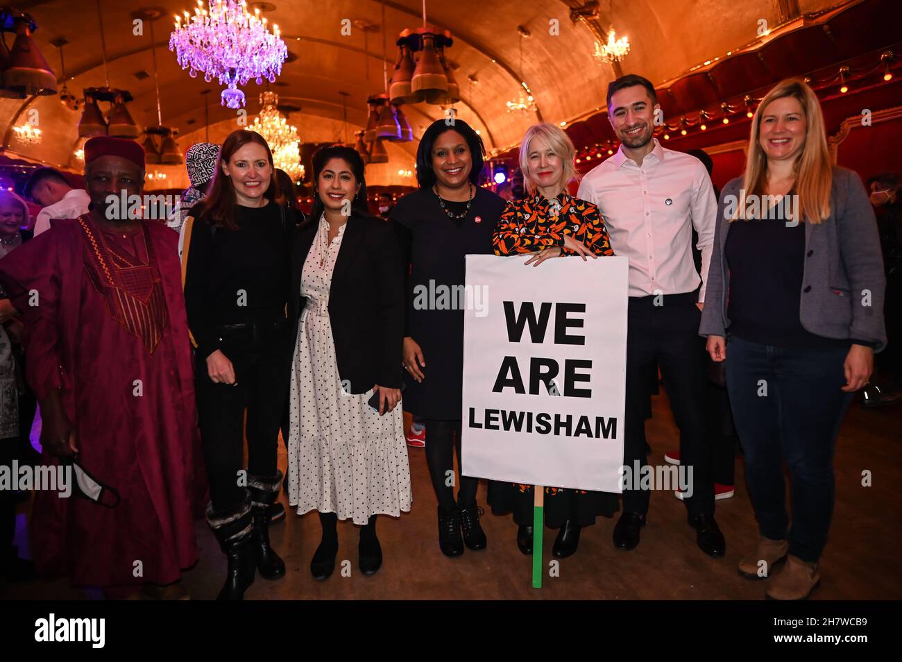 25th November 2021, London, UK. Vicky Foxcroft MP, Sakina Sheikh, Janet ...