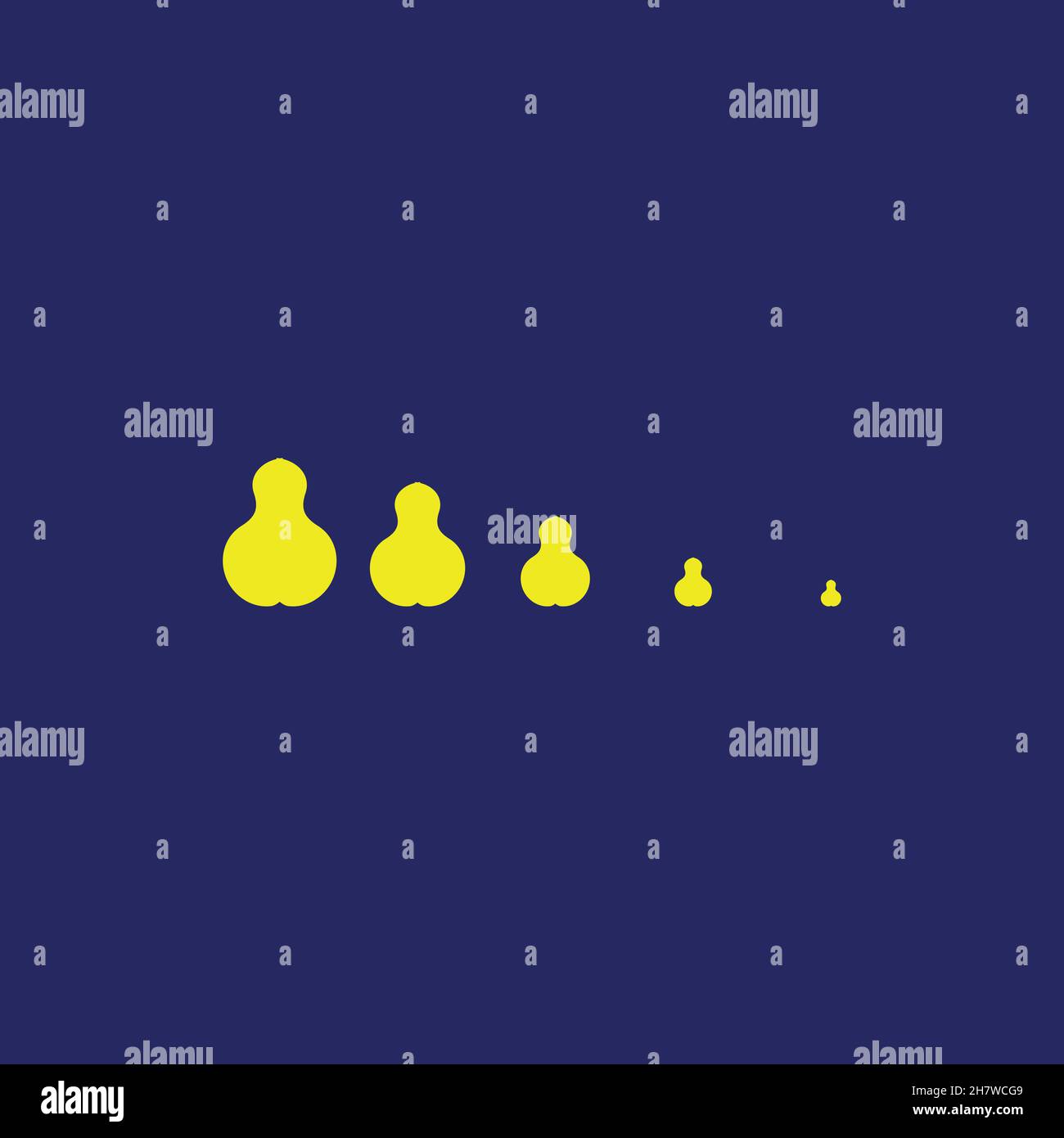 Matryoshka flat icon. Simple style Russian symbol. Logo design element ...