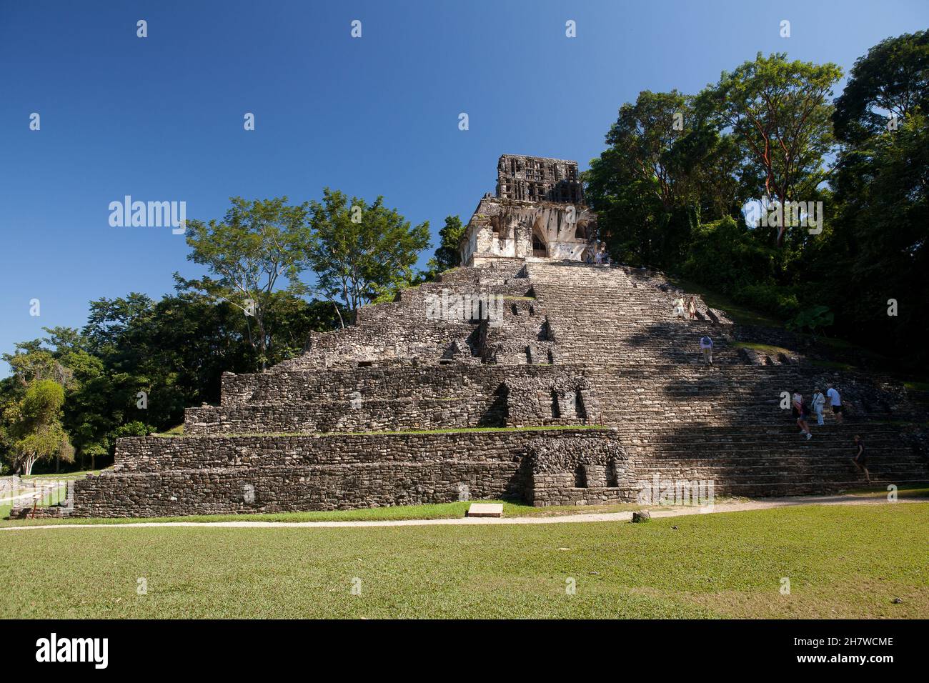 Temple of the Cross Complex of ancient pre-columbian buildings at the ...