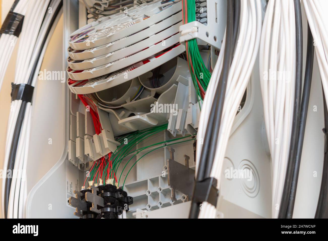Fiber Distribution Box. PLC Splitter Ftth Terminal Box Stock Photo - Alamy