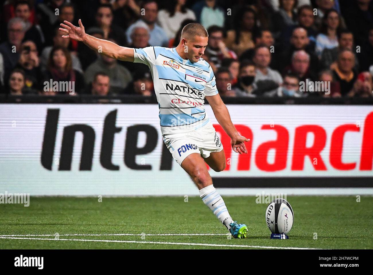 Antoine GIBERT of Racing 92 during the French championship Top 14 rugby ...
