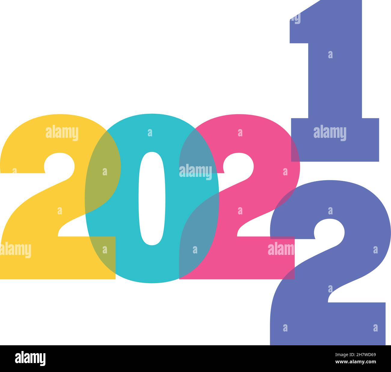 beautiful 2021 year design Stock Vector Image & Art - Alamy