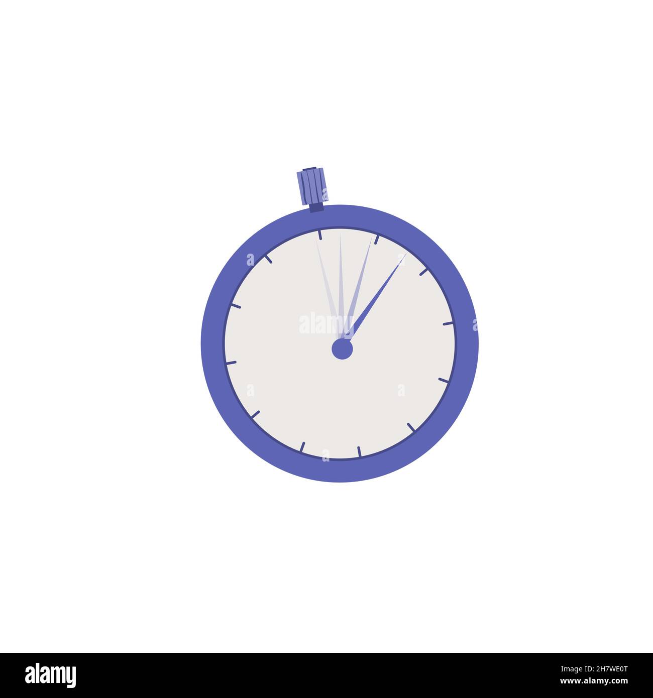 Flat cartoon stopwatch,time tracking,sport vector illustration concept ...