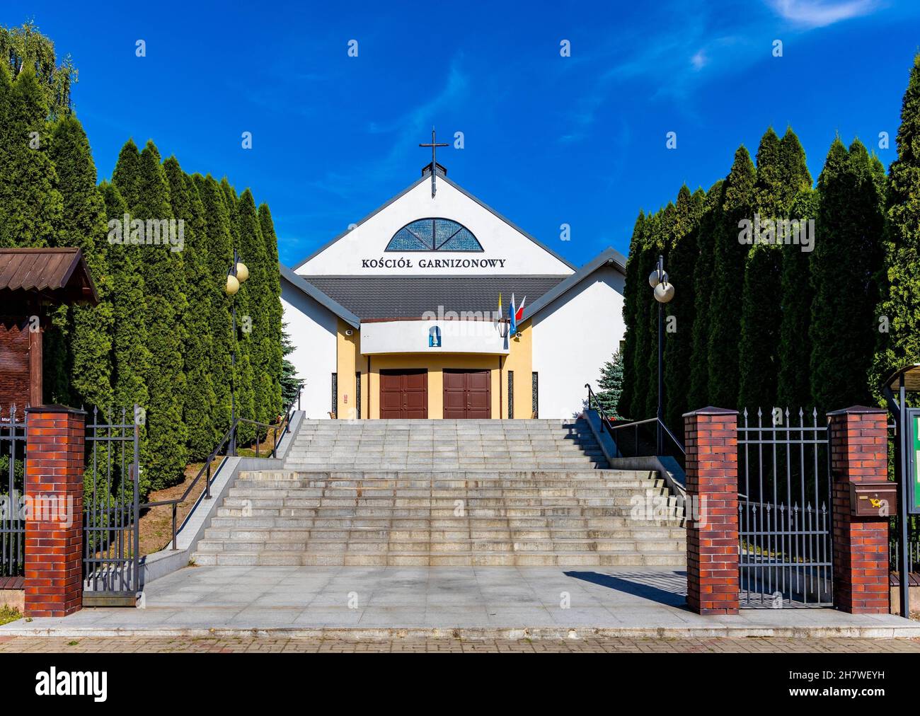 Zegrze, Poland - August 2, 2020: Military parish Garrison Church of ...