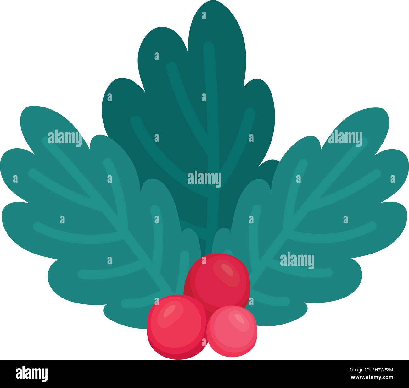holiday mistletoe design Stock Vector Image & Art - Alamy