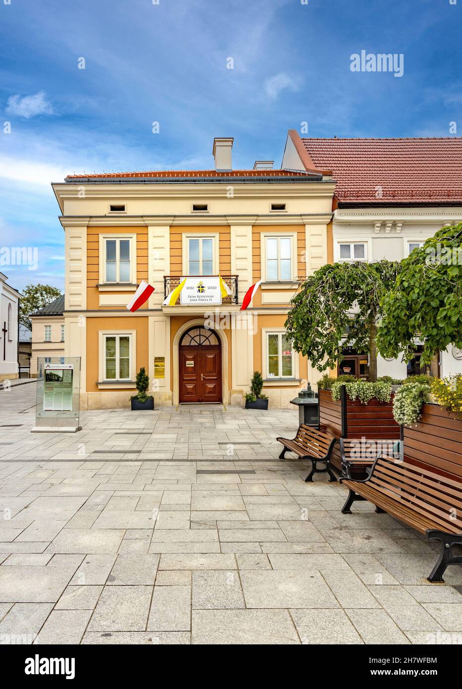 Wadowice, Poland - August 27, 2020: Family house of Karol Wojtyla ...