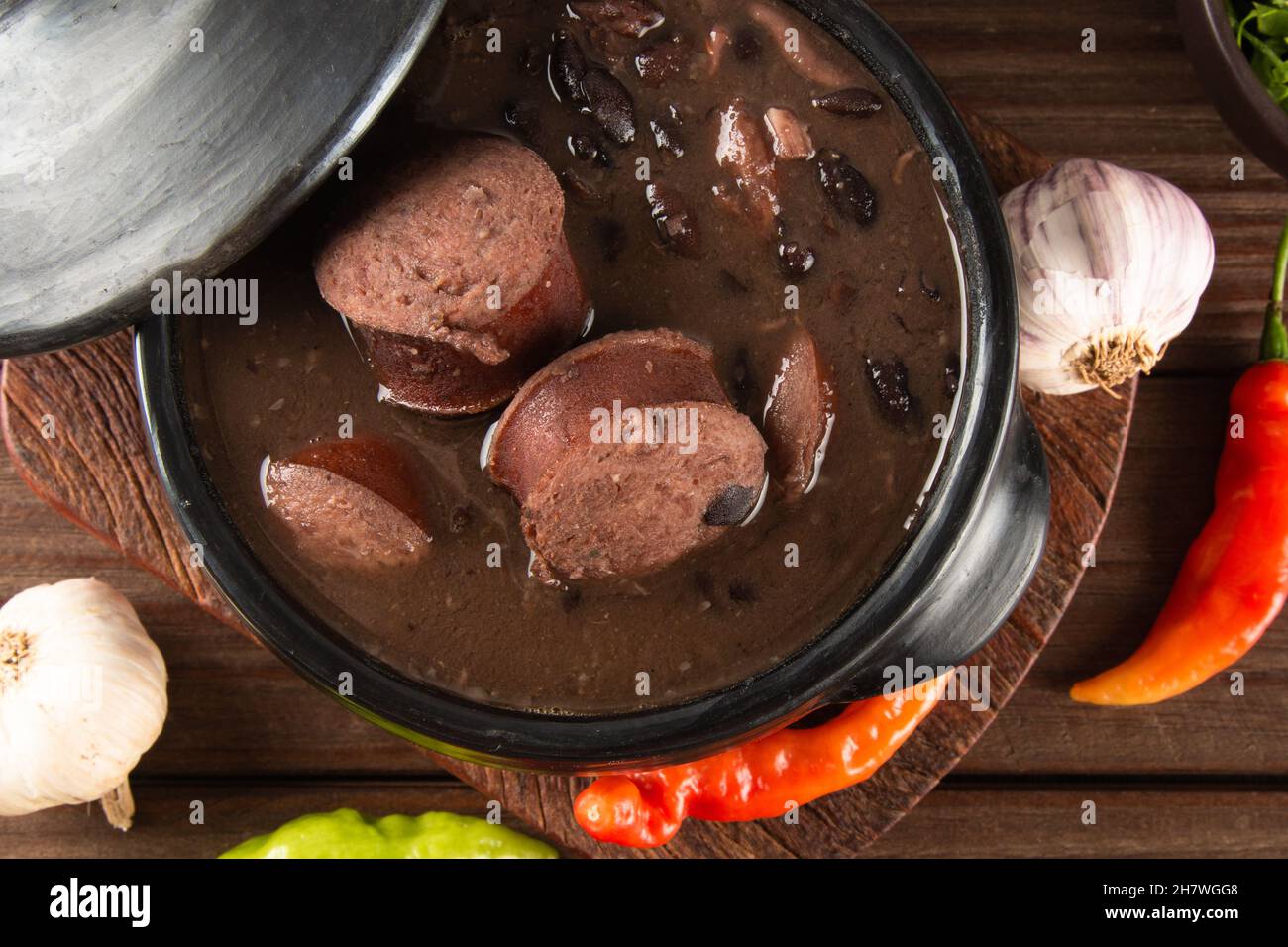 Feijoada typical Brazilian food. Traditional Brazilian food made with ...