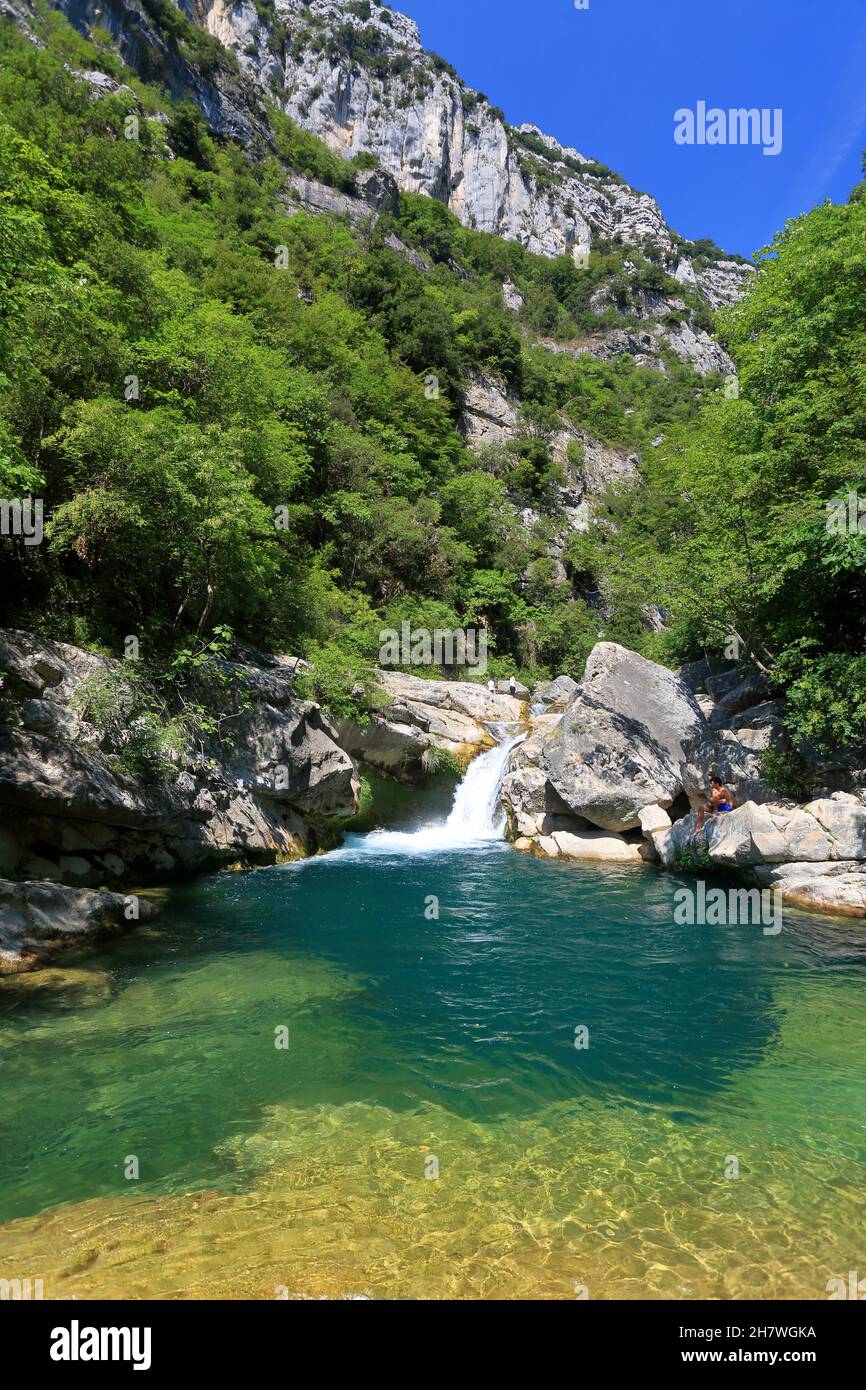 Loup river, Alpes Maritimes, French Riviera, France Stock Photo - Alamy