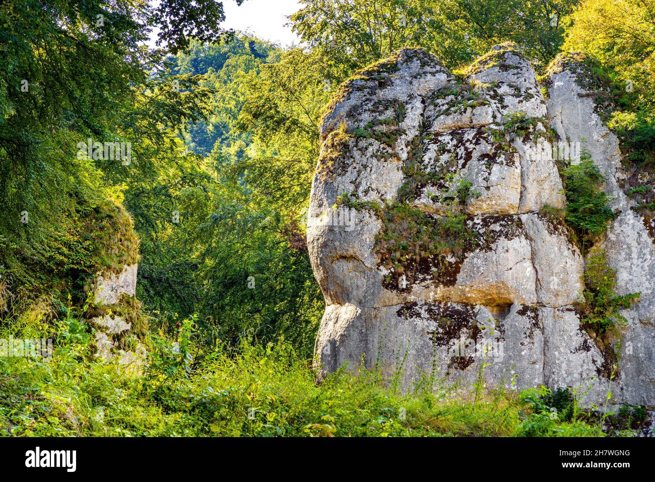 Cracow Gate - Brama Krakowska - Jurassic limestone rock gate formation ...