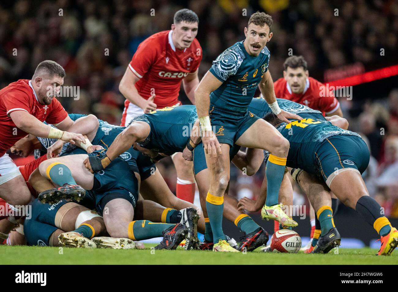 Autumn international rugby ball hi-res stock photography and images - Alamy