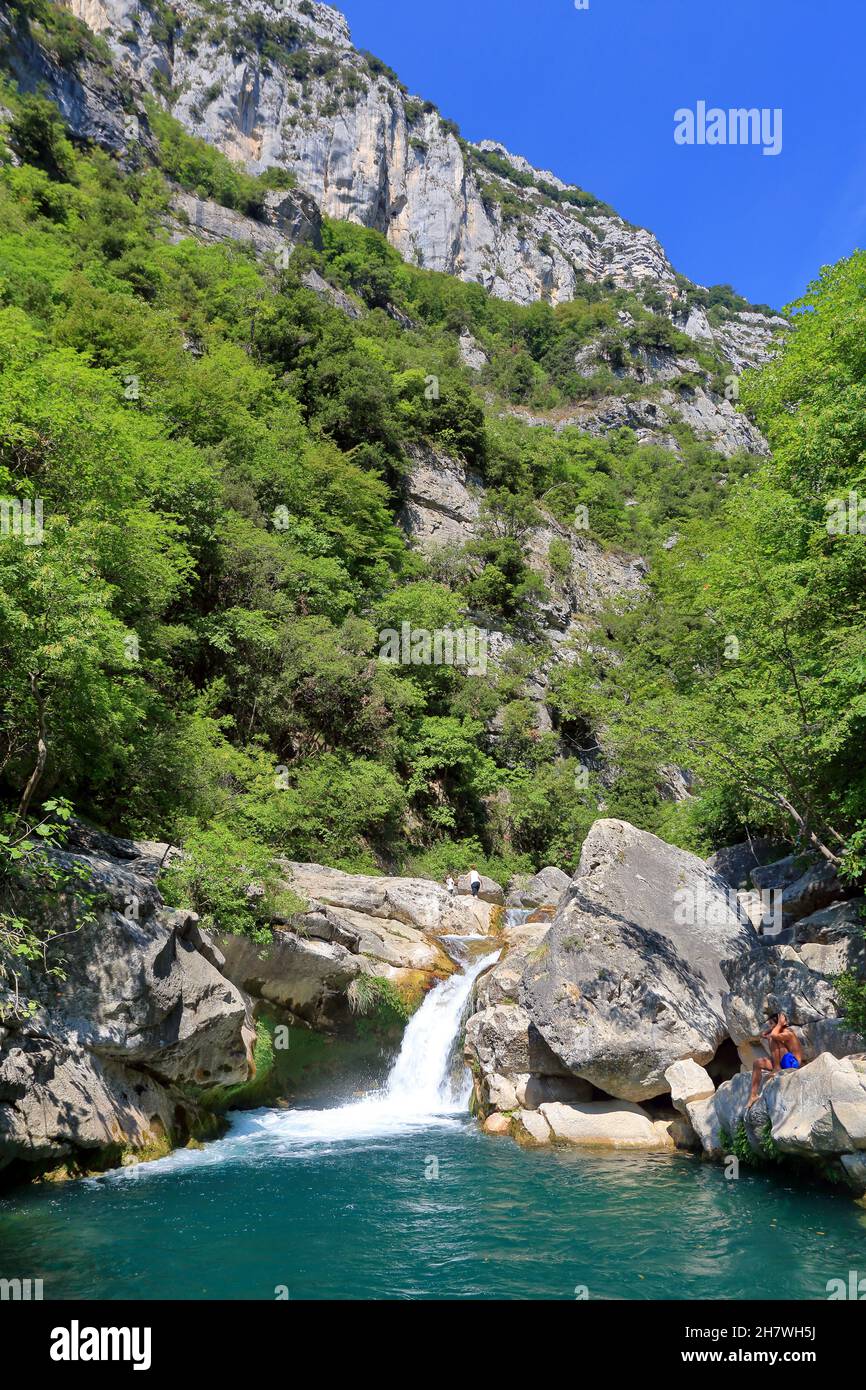 Loup river, Alpes Maritimes, French Riviera, France Stock Photo - Alamy