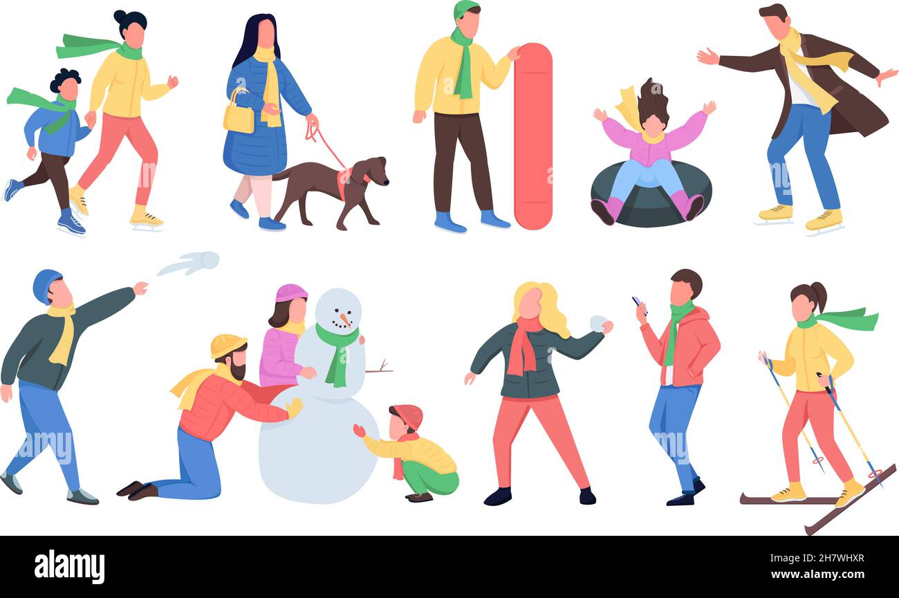 Faceless snowman hi-res stock photography and images - Alamy