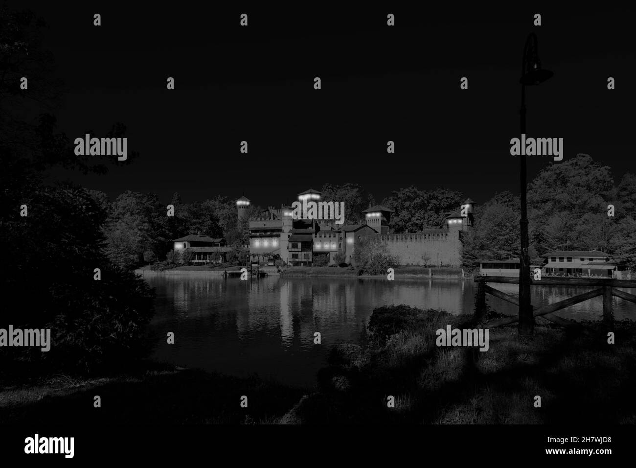 Amazing view old city in Black and White Stock Photos & Images - Alamy