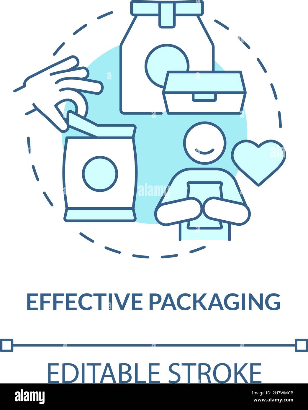 Effective packaging Stock Vector Images - Alamy