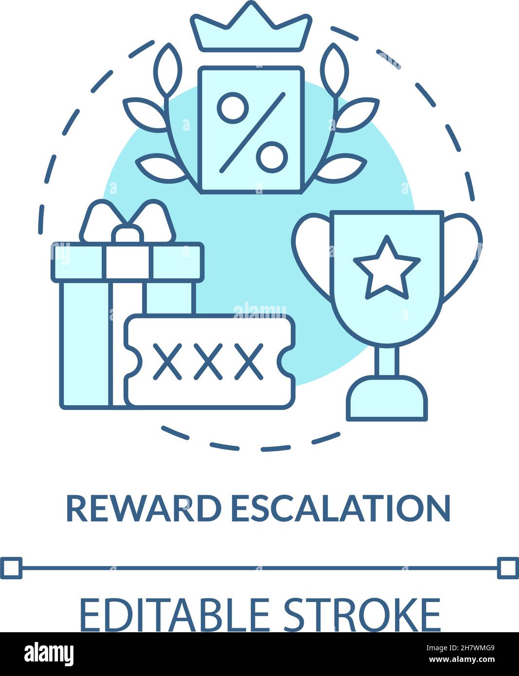 Rewarding customer concept icon Stock Vector Image & Art - Alamy