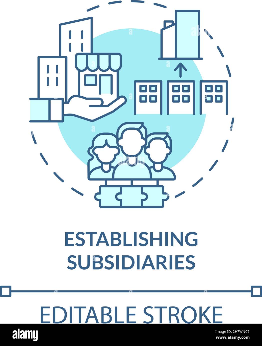 Subsidiaries at Stock Vector Images - Alamy