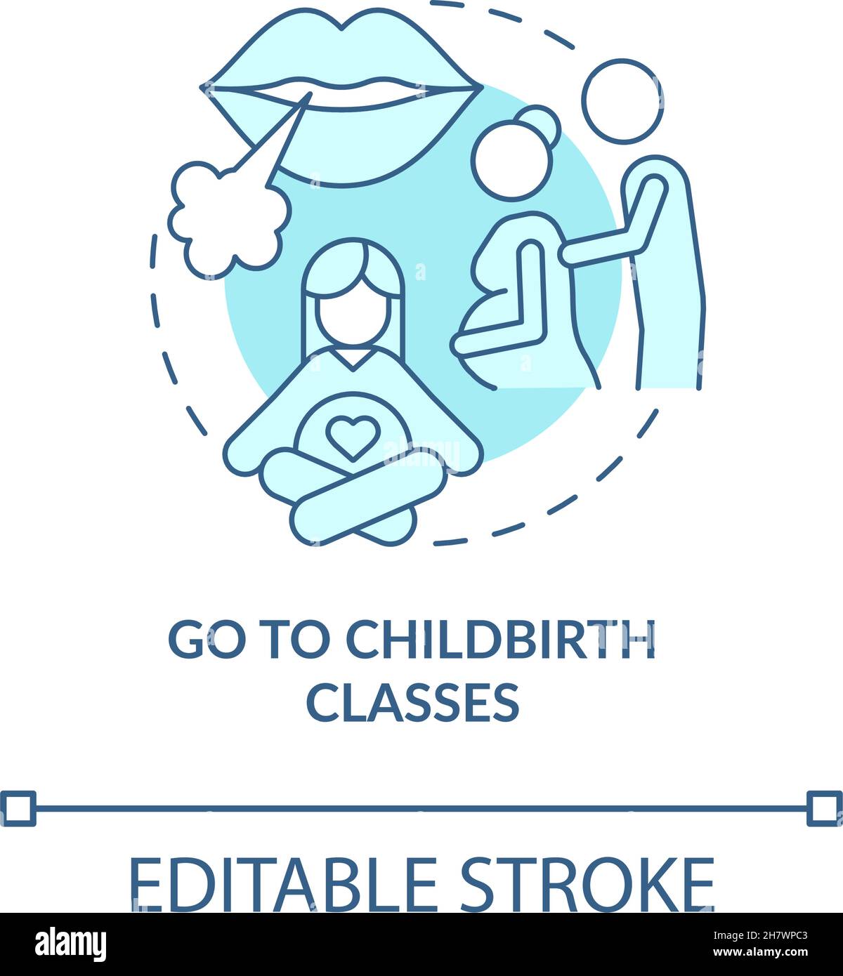 Antenatal classes Stock Vector Images - Alamy