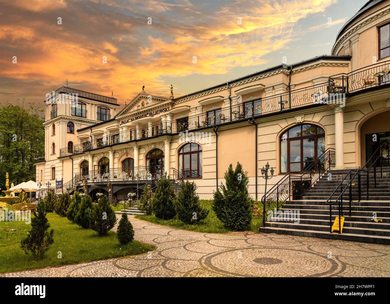 Augustow, Poland - June 1, 2021: Palac na Wodzie - On Water Palace ...