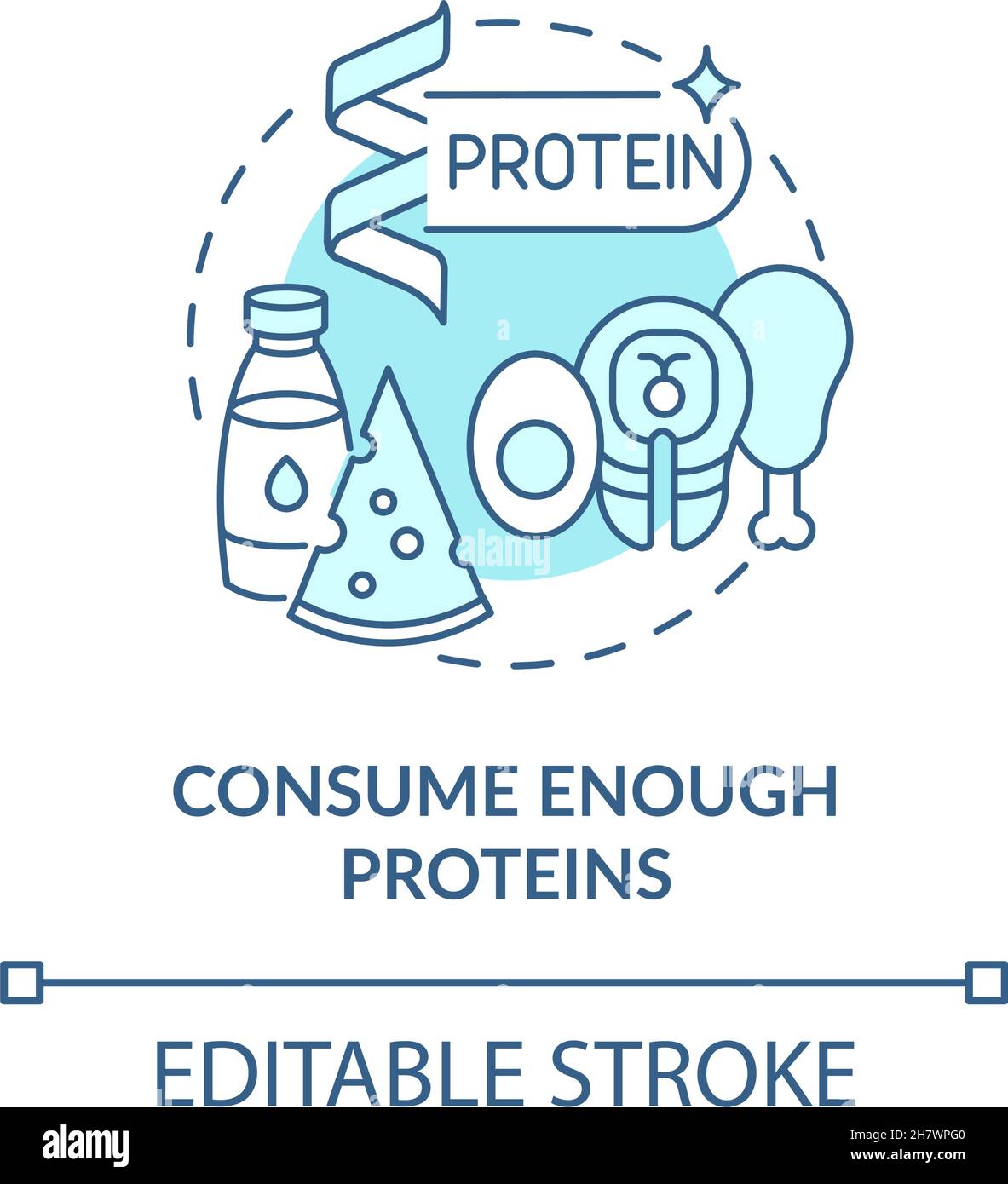 Meat consume Stock Vector Images - Alamy