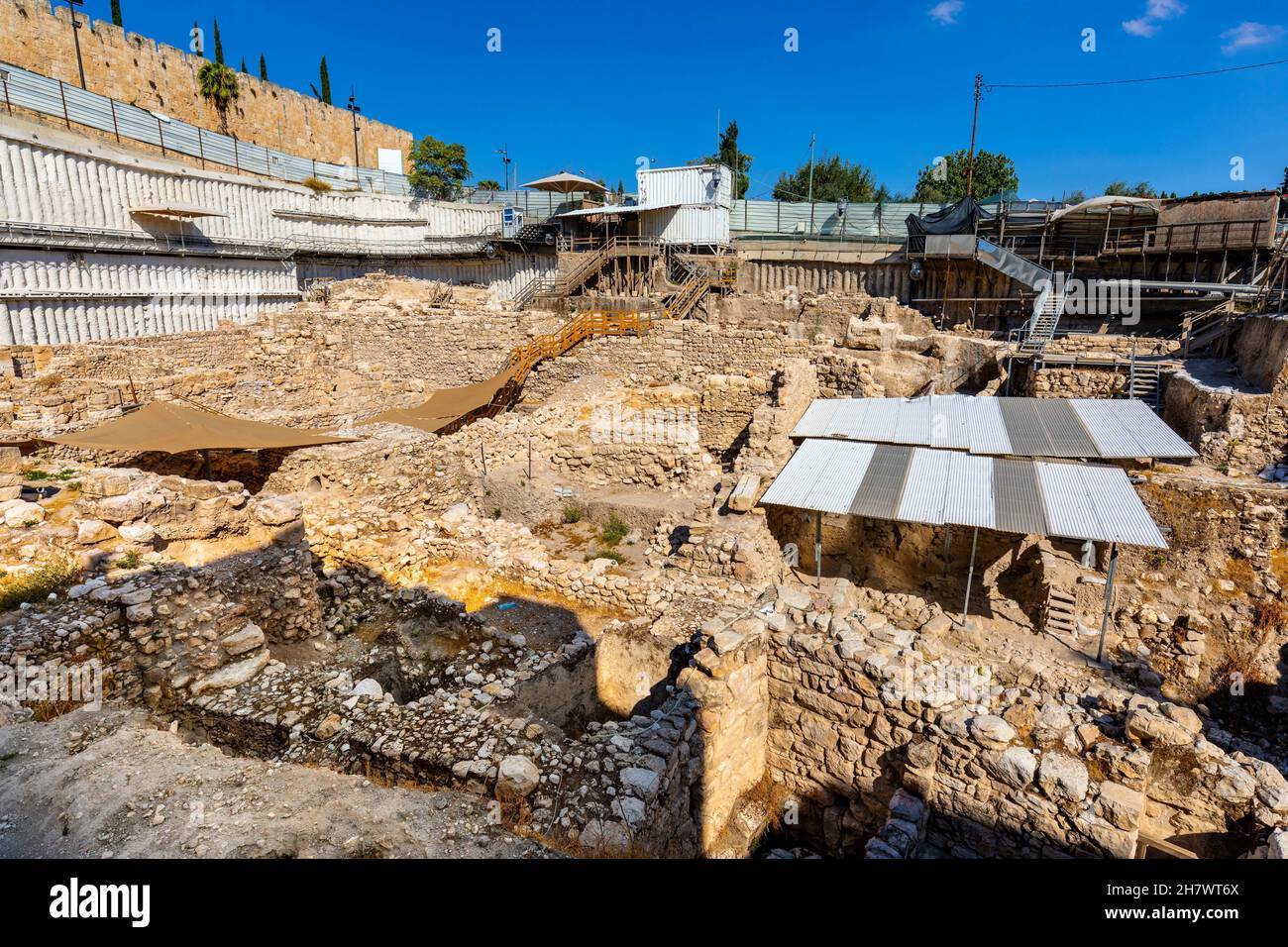 Jerusalem, Israel - October 13, 2017: King David Royal Quarter ...